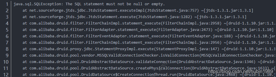 Springboot Mybatis Sqlserver Druid 的项目的配置 Springboot Druid Sqlserver