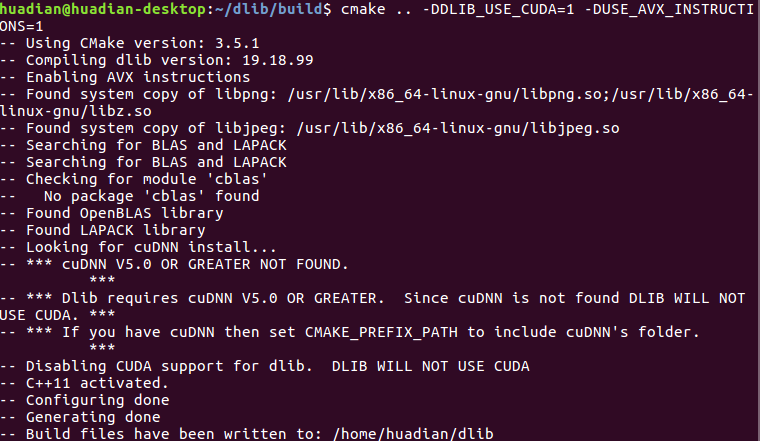 Ubuntu环境下配置使用GPU加速的dlib库_dlib 昇腾硬件加速-CSDN博客