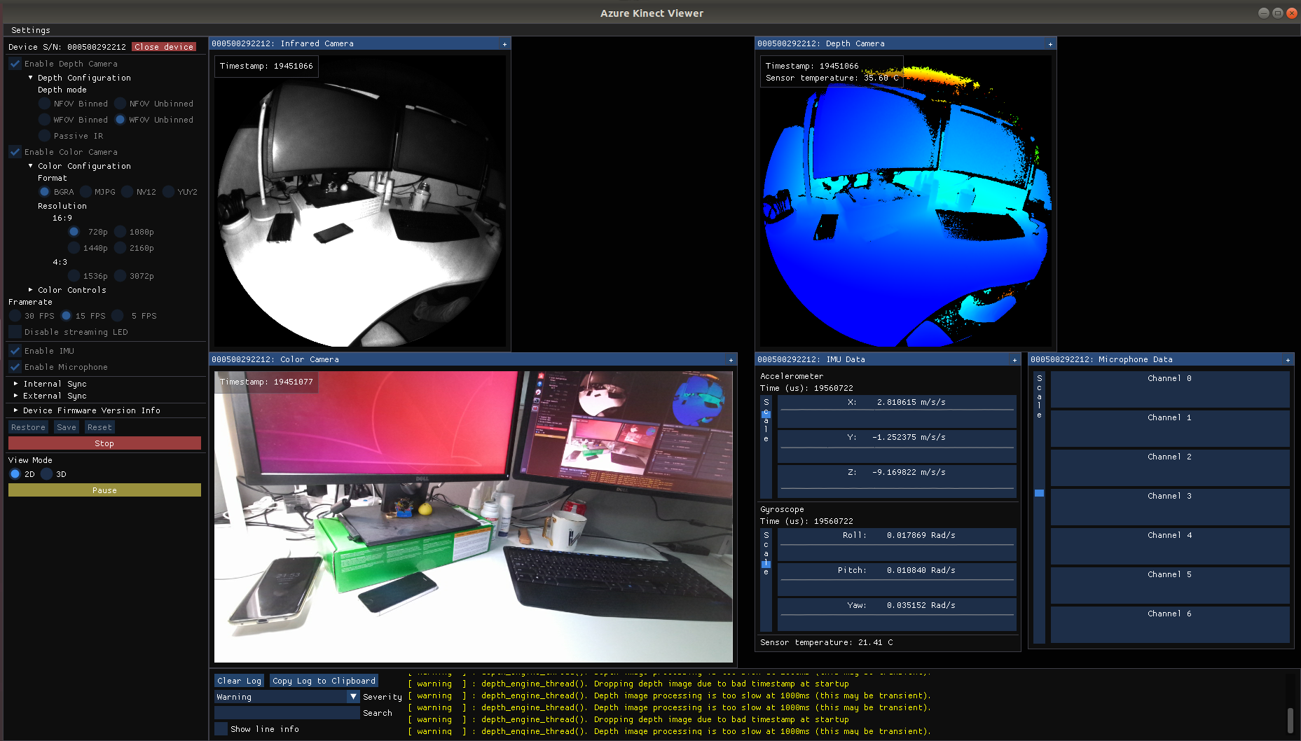 Azure Kinect DK 深度相机，Ubuntu 18.04系统安装SDK_azure libk4abt.so-CSDN博客