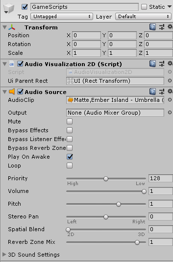 Unity音频可视化_unity audio.getspectrumdata获取的值代表什么-CSDN博客