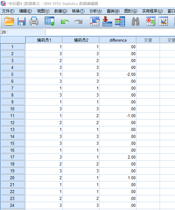 SPSS Cohen’s kappa(κ)信度 操作步骤_spss科恩d系数-CSDN博客