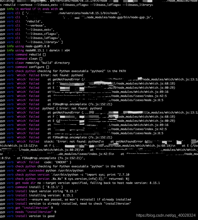 Npm Run Dev报错 Module Build Failed Error Cannot Find Module Node Sassnpm Run Build Error