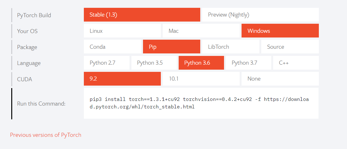 Pytorch学习笔记(一)----安装Pytorch_如何安装torch1.3.1-CSDN博客