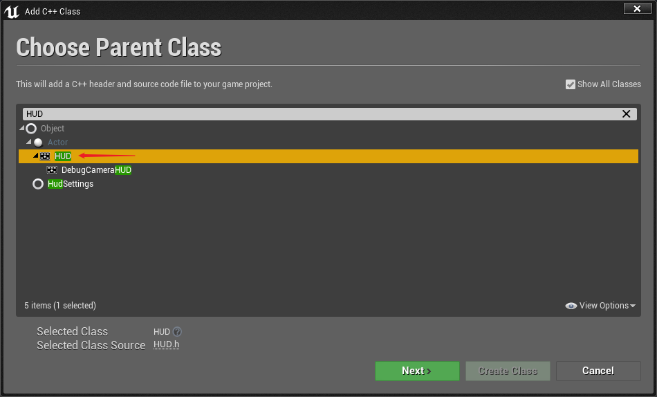 AHUD和UUserWidget的使用【UE4】【C++】_ahud::project-CSDN博客