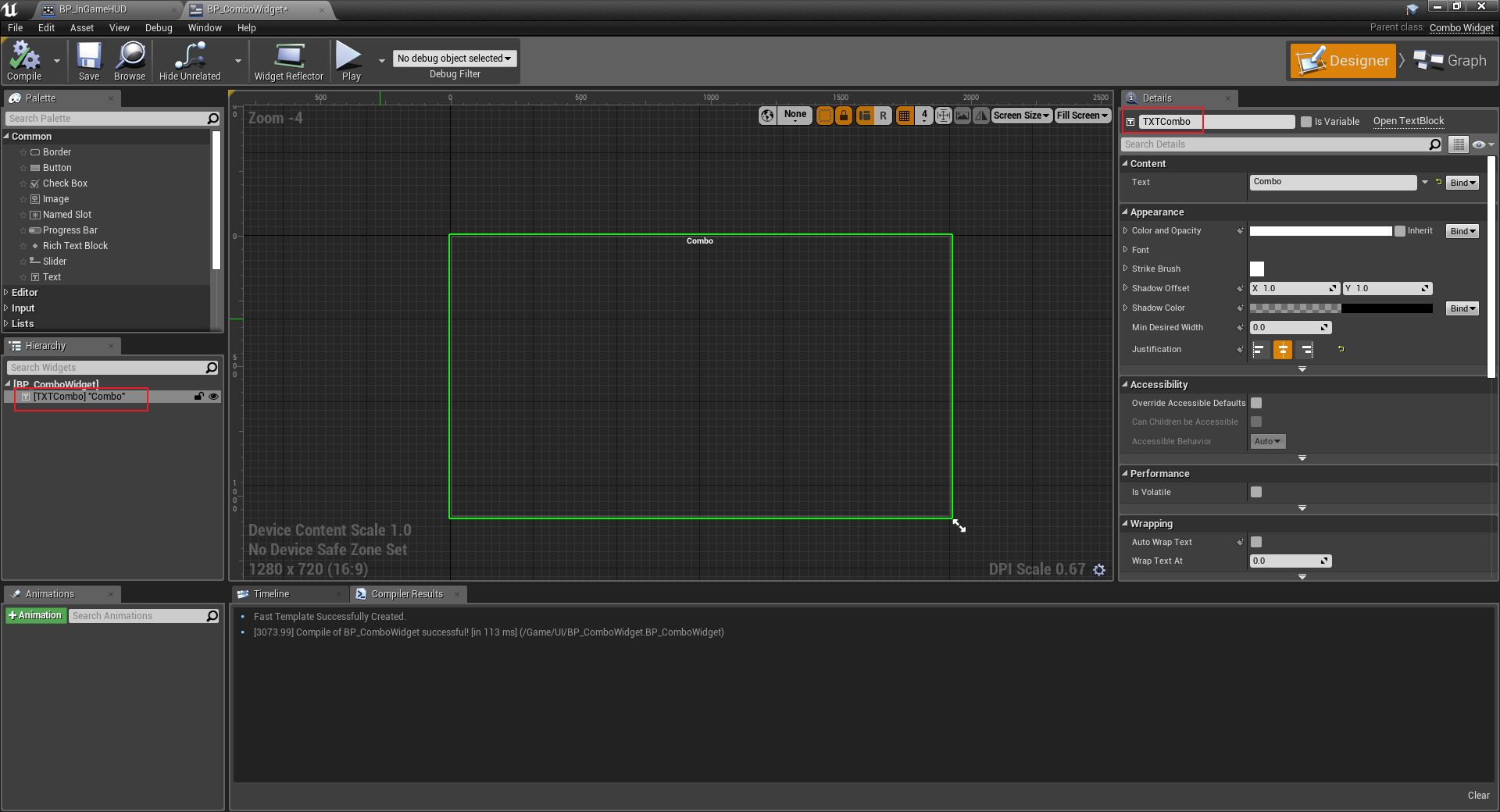 AHUD和UUserWidget的使用【UE4】【C++】_ahud::project-CSDN博客