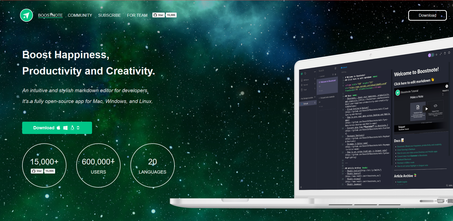 一款优秀的本地笔记软件兼markdown编辑器_boostnote只能安装在c盘吗-CSDN博客