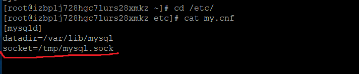 解决mysql.sock连接不上问题:Can 't connect to local MySQL server through socket '/tmp/mysql.sock '(2 ...