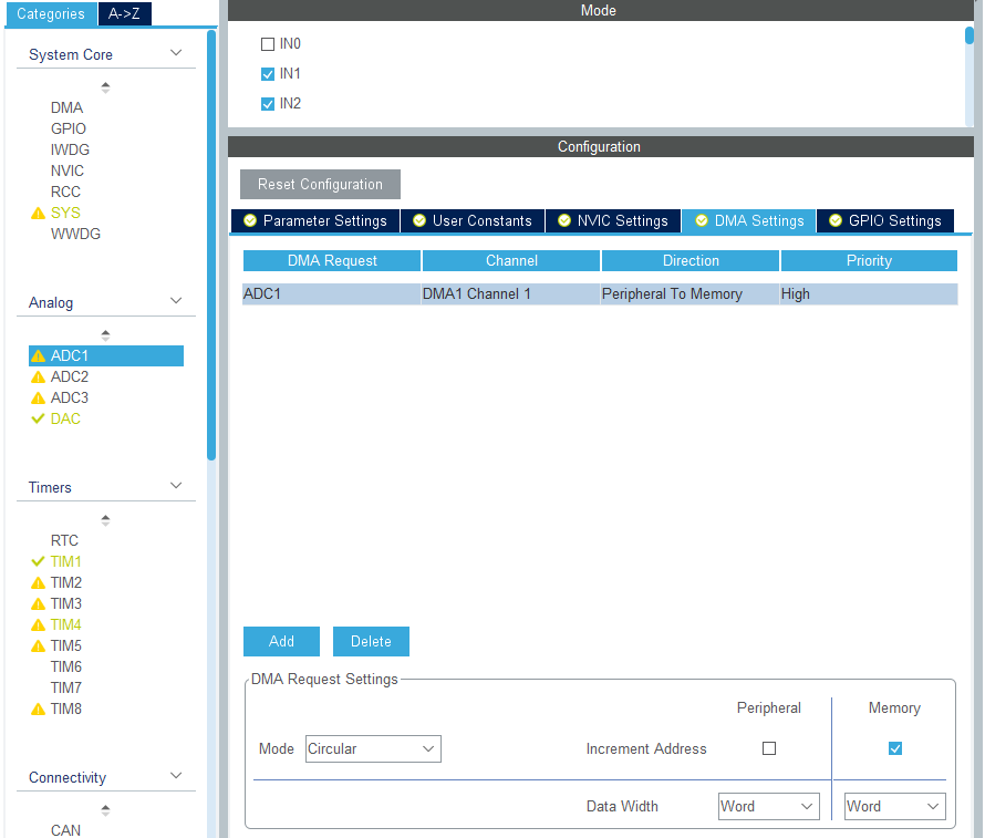 记录基于MXCube,使用STM32F103RCT6 ADC多通道采集（DMA模式） 的学习经验_如何用cube配置stm32f103rct6多通道adc-CSDN博客