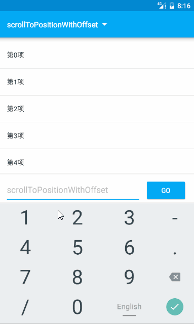 Recycleview 列表项滑动到指定位置或顶部、adapter局部刷新recyclerview 移动到屏幕中间 Csdn博客