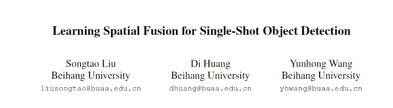 [目标检测]--YOLOV3+ASFF-Learning Spatial Fusion for Single-Shot Object Detection_asff怎么和yolov3结合-CSDN博客
