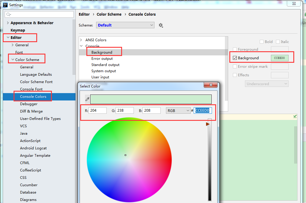 IntelliJ IDEA更改背景色为绿色_idea背景绿色-CSDN博客