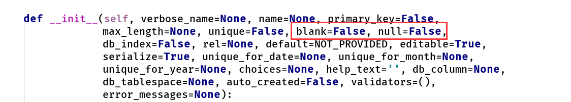 Django ORM中null和blank的区别_null=true,blank=true中null代表什么-CSDN博客