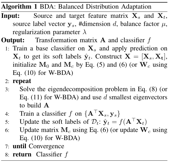 迁移学习三——BDA和W-BDA_bda迁移-CSDN博客