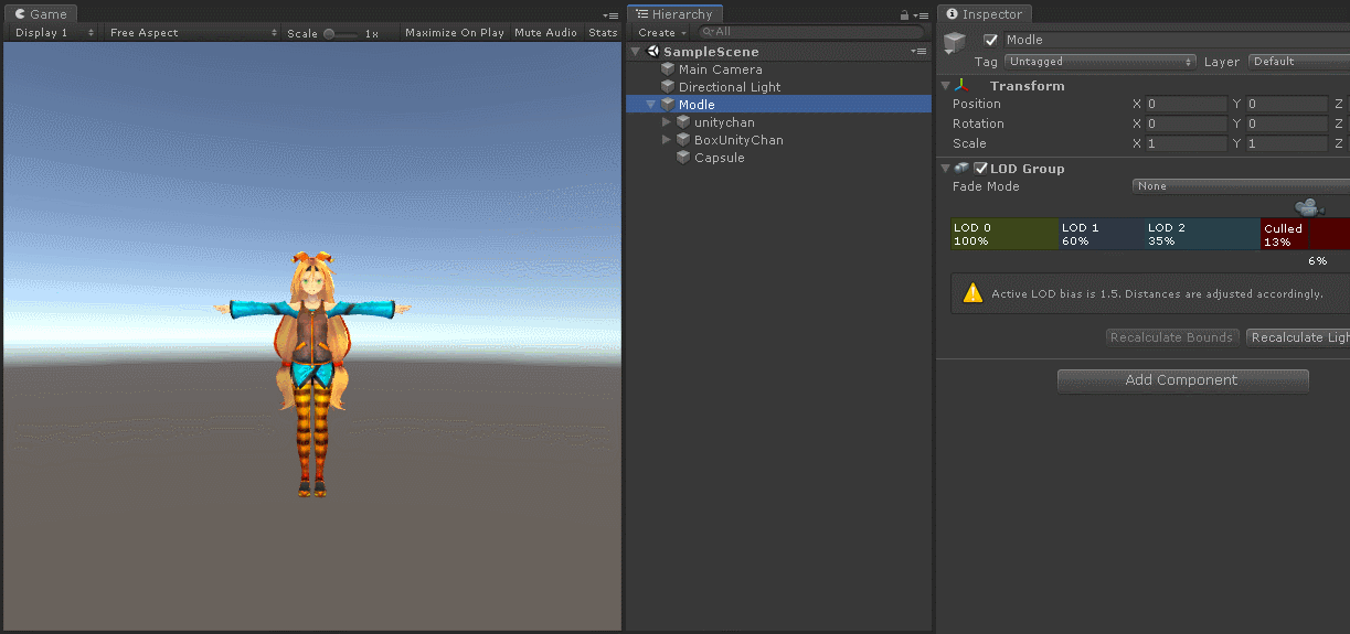 【Unity性能优化】LOD Group (多层次细节)_unity lod group-CSDN博客