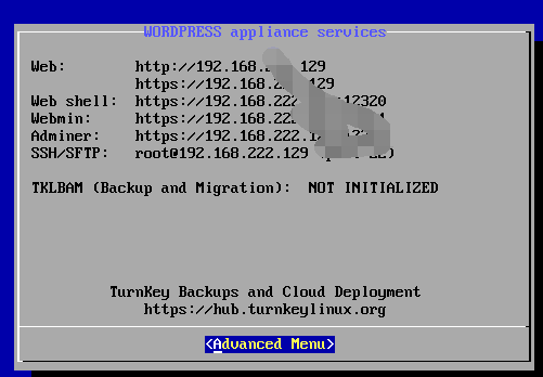 VMware 安装WordPress Turnkey Linux详细步骤_tuenkey安装-CSDN博客