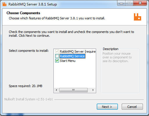 windows下安装RabbitMQ时报错 Unable to register service with service manager. Error: Access is denied ...