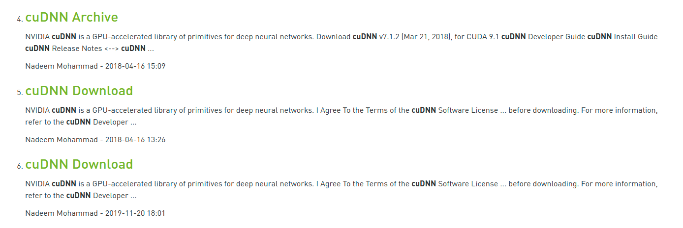 Installation of cuDNN (version selection, Runtime or Developer) - Programmer Sought