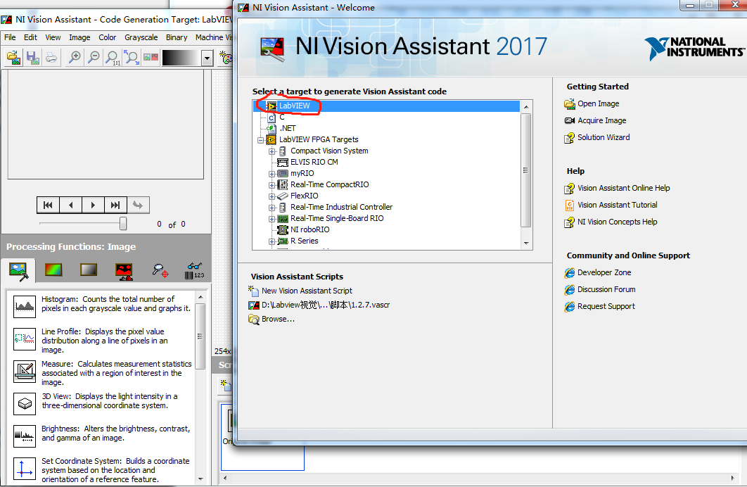 Labview视觉处理------Vision Assistant(1)_vision assitant-CSDN博客