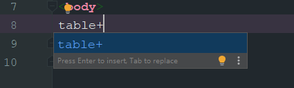 IDEA中HTML文档快速制作table表格快捷键方法_h5 table快捷输入-CSDN博客