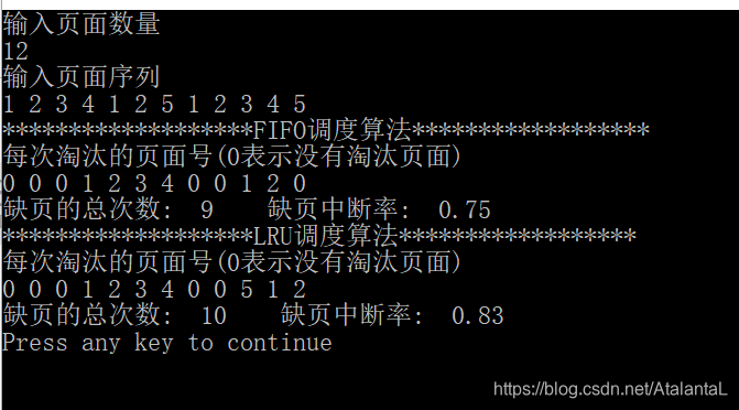 操作系统页面调度算法的模拟实现 模拟页面调度策略 在已知分配的内存块数固定的情况下 采用最少三种 Csdn博客