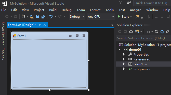 Use C# third-party control Krypton under VS2017 - Programmer Sought
