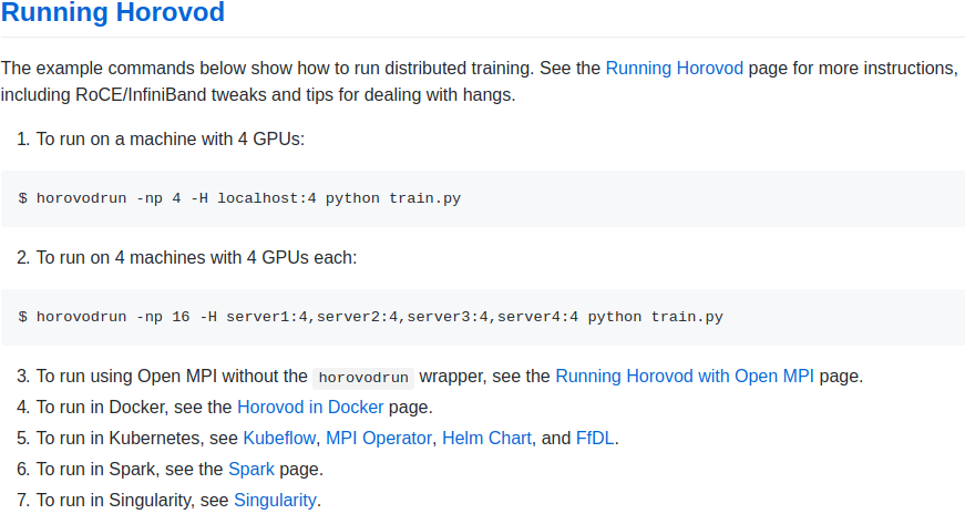 Horovod 分布式训练框架搭建_安装 horovod cpu-CSDN博客