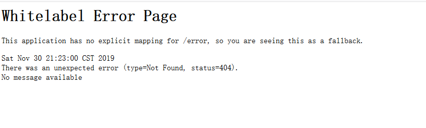SpringBoot出现Exception Processing ErrorPage[errorCode=0, location=/error]_[tomcat].[localhost ...