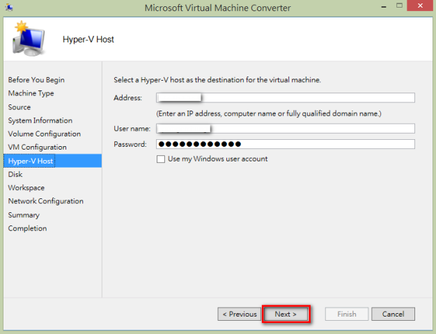 利用 Microsoft Virtual Machine Converter (MVMC) 3.0 将实体计算机移转至 Hyper-V-CSDN博客
