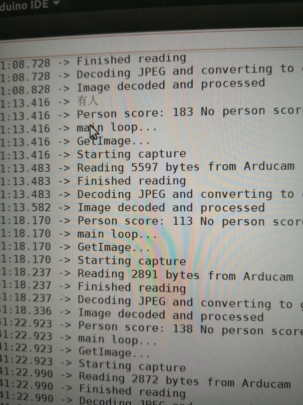 Arduino ESP-CAM使用Tensorflow Lite实现人的识别检测_arduino 闭眼识别检测_一铭爸爸的博客-CSDN博客