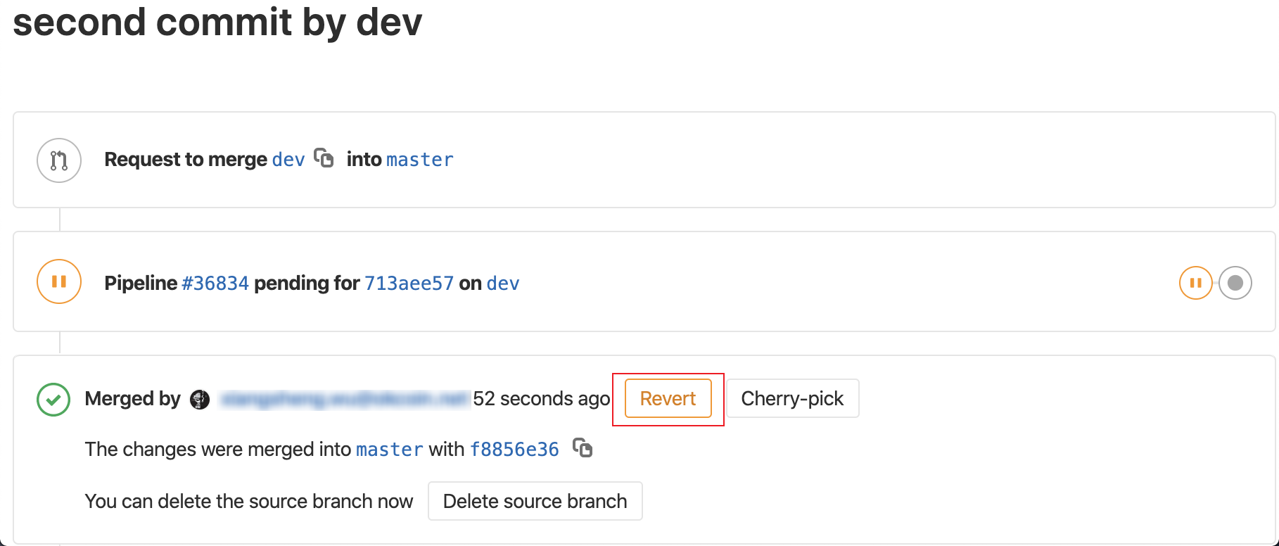 解决 Git Revert 后再次 Merge 代码丢失问题git Revert后再次merge Csdn博客 