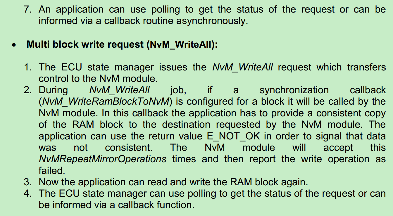 AUTOSAR - NVM 5: data processing mechanism - Programmer Sought