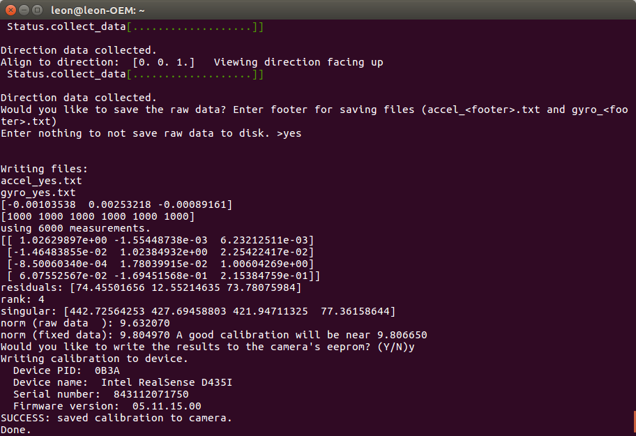 Intel 深度摄像D435i 的标定_d435i标定_leon_zeng0的博客-CSDN博客