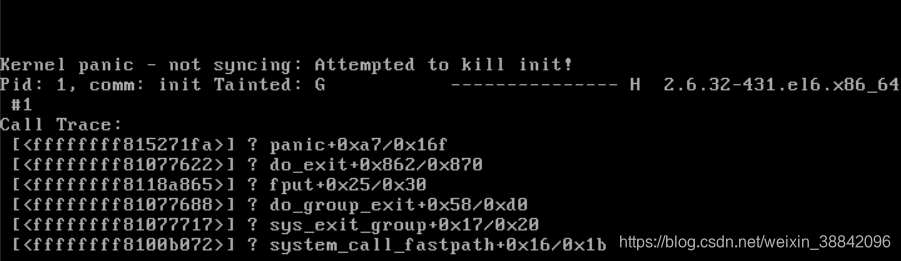Linux虚拟机kernel Panic Not Syncing Attempted To Kill Init解决办法 Suncing Attempted To Kill Init