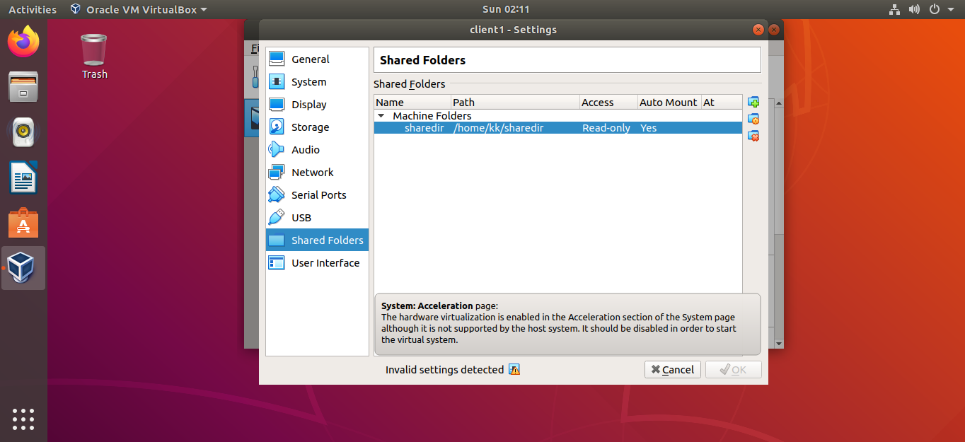 virtualbox： Invalid settings detected-CSDN博客