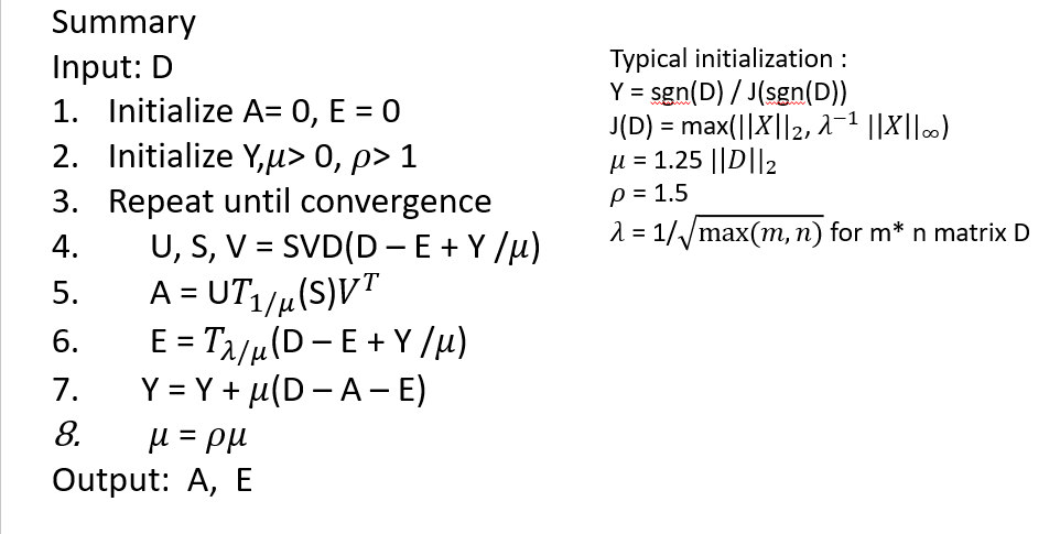 RPCA的算法推导-增广拉格朗日乘子法- PPT讲解_拉格朗日乘子法解rpca-CSDN博客