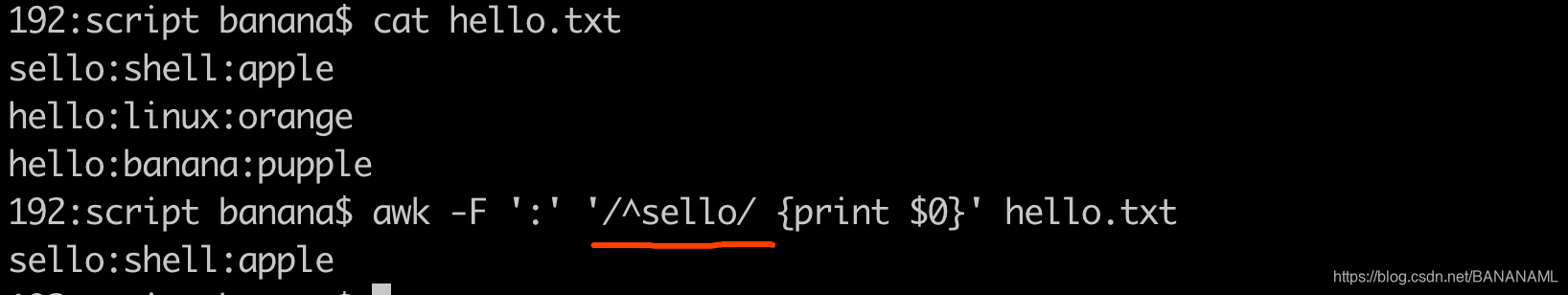 Linux三剑客awk命令详解之模式(pattern)bananaml的博客 Csdn博客linux Pattern