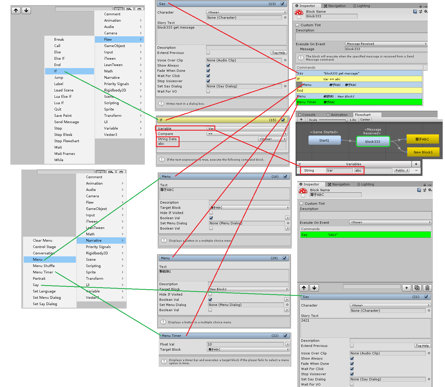 [Unity][Fungus]基础组件成员使用说明教程--添加Menu以及菜单倒计时以及If语句命令_fungus unity menu结果通知c#-CSDN博客