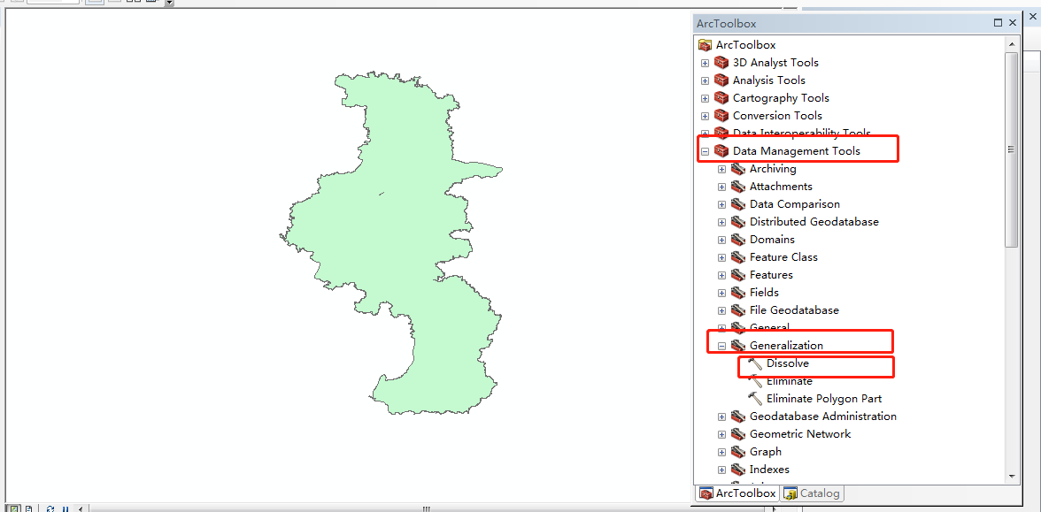 arcgis merge adjacent surfaces, does not show the intermediate line ...