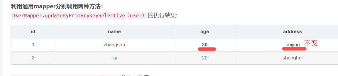 Mybatis updateByPrimaryKeySelective的使用_updatebyprimarykeyselective用法-CSDN博客