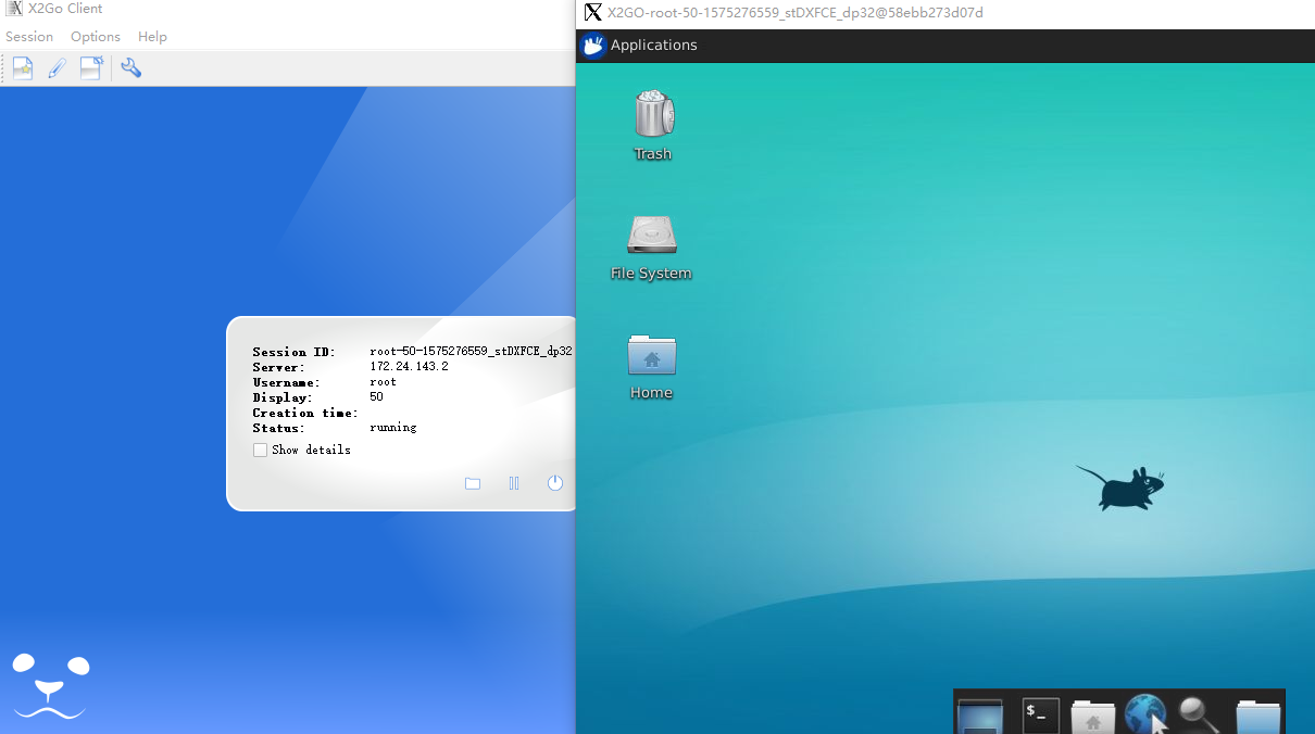 使用x2go连接远程docker容器（x-serve图形界面）_x2go client 界面访问-CSDN博客