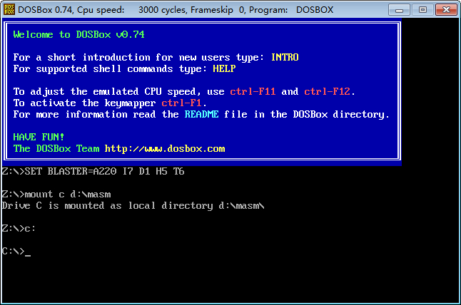 64位系统使用DosBox编译.exe文件（配置debug附带masm+link+exe2）_在dosbox中使用masm和link命令编译链接源代码文件,成功生成exe文件之后,运-CSDN博客