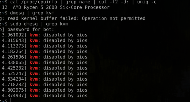bug： kvm: disabled by bios_kvm:disabled by bios-CSDN博客
