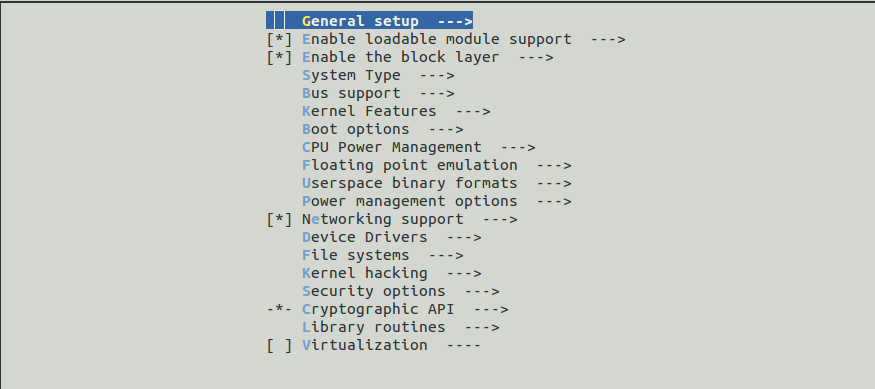 Linux-3.14版内核裁剪及make Menuconfig详解_make menuconfig 裁剪流程-CSDN博客