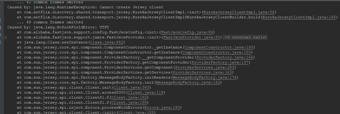 奇怪问题：jersey 竟然报加载fastjson 的错误：javalangnosuchfielderror Utf8 Csdn博客 