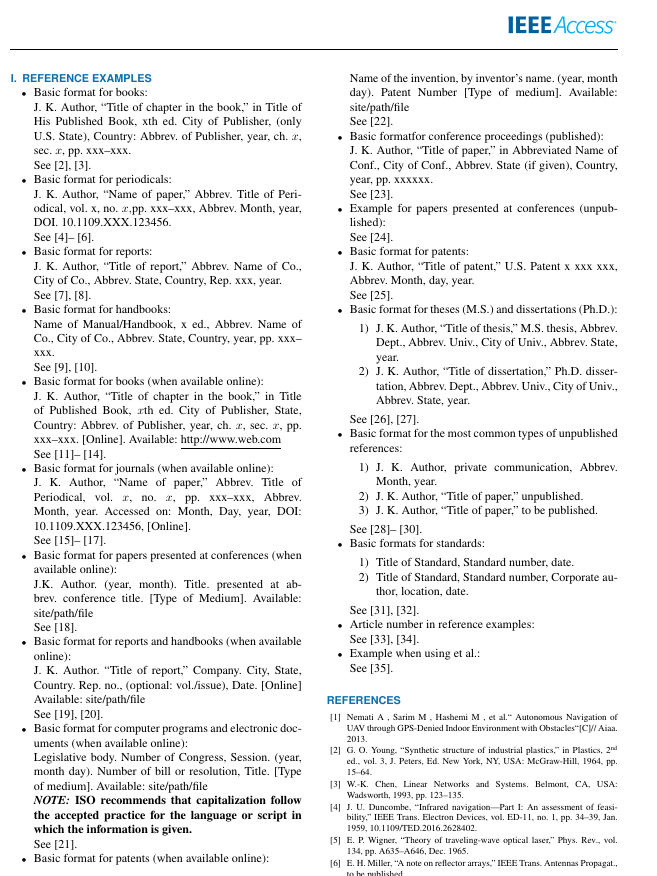 Latex学习--参考文献排版（ieee access 模板）_ieee access模板-CSDN博客