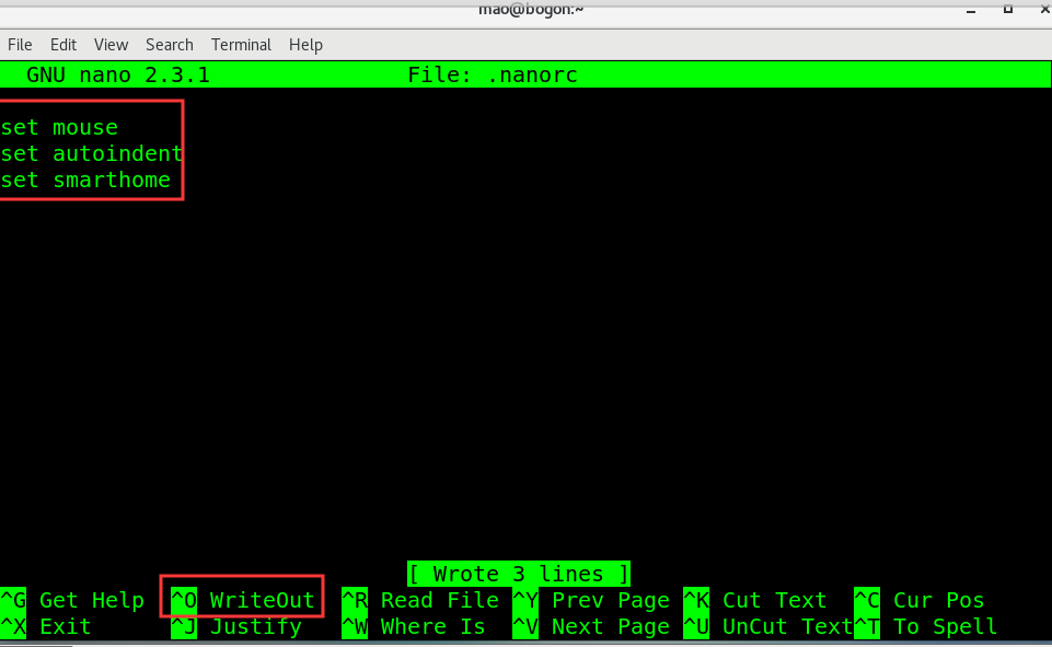 linux------Nano文件编辑器和终端配置_nano 配置文件-CSDN博客