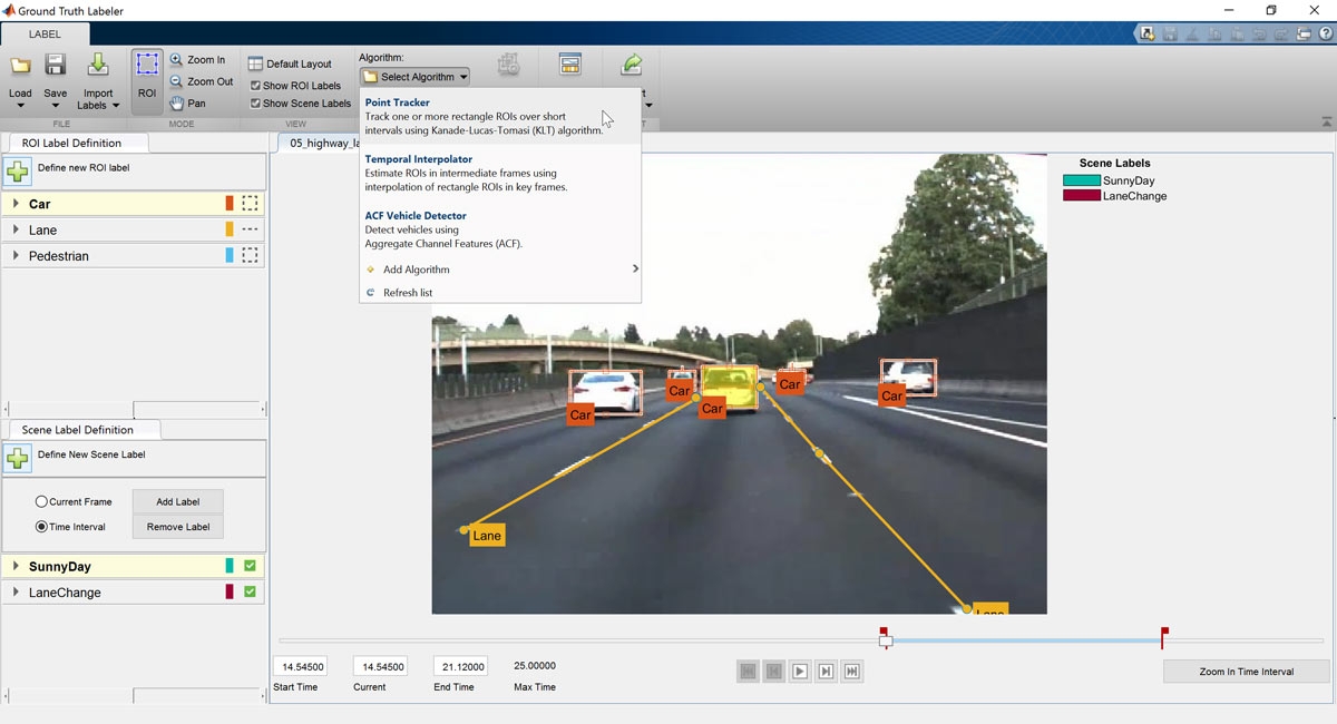 MATLAB®和Automated Driving Toolbox™ 针对自动驾驶对传感器数据进行可视化、标记和融合_matlab ...
