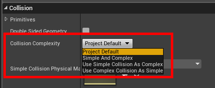UE4中的简单碰撞与复杂碰撞_use complex collision as simple-CSDN博客