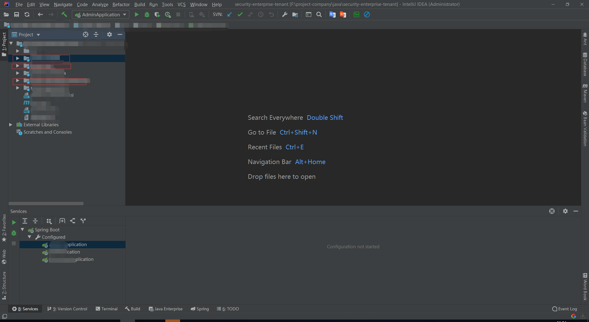 IDEA启动多服务项目，设置Run Dashboard(application services视图)_idea 将启动的服务添加到服务选项卡中-CSDN博客